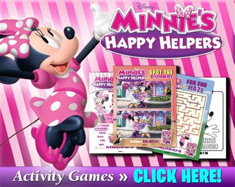 Free Printable Activities Featuring Minnies Happy Helpers Minnie
