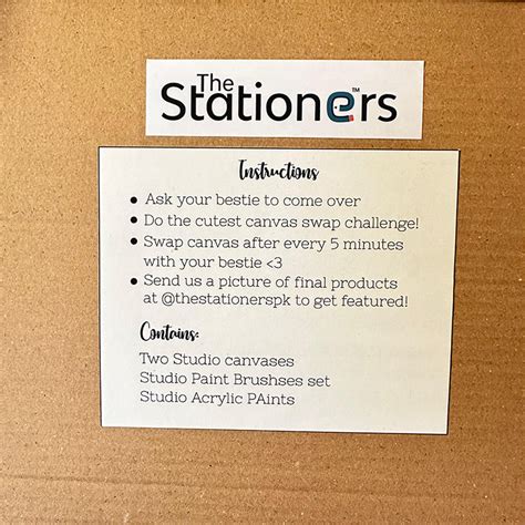 Buy Canvas Swap Challenge Thestationerspk