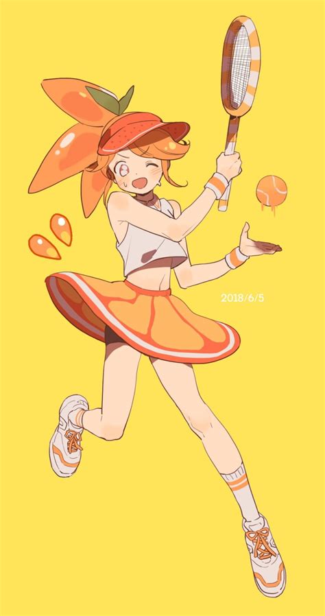 Asphyxia17 Orange Cookie Cookie Run Highres 1girl D Alternate Skin Color Asymmetrical