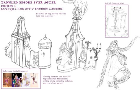 Rapunzel Concept Art Swing