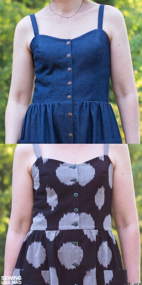 Sewing Like Mad Ariana Woven Dress Style Arc Patterns