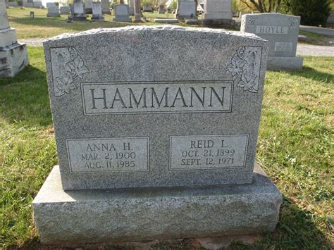 Anna Lillian Hoyle Hammann 1900 1985 Mémorial Find A Grave