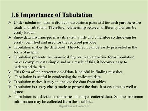Tabulation Of Data Pptx