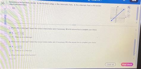 solved determine a the function s domain b the function s