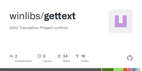 Github Winlibsgettext Gnu Translation Project Runtime