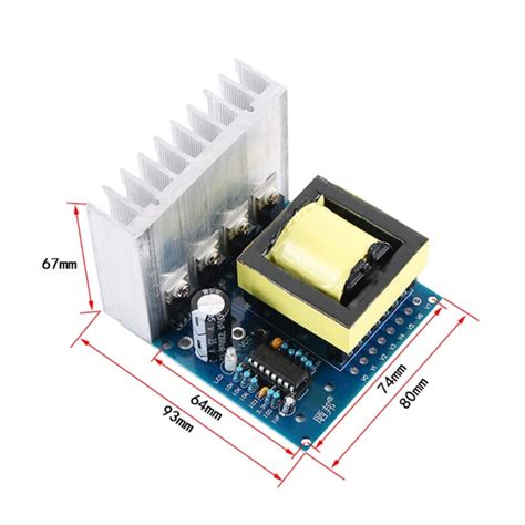Dc12v To Ac18v 220v Inverter Square Wave Inverter Circuit Board 500w