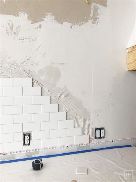 Diy Subway Tile Backsplash 25 Wm Project Allen Designs
