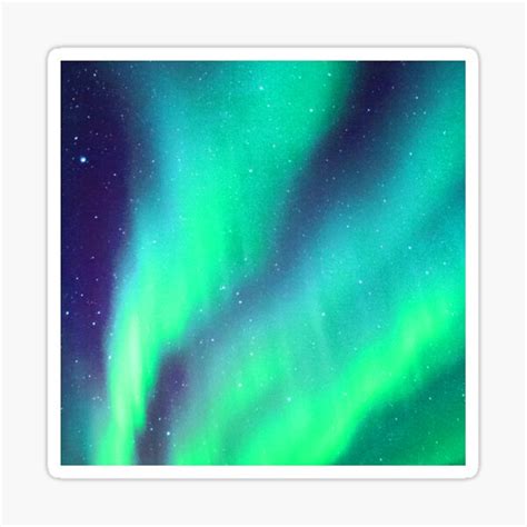 Northern Lights Sticker By Iamhewho Redbubble