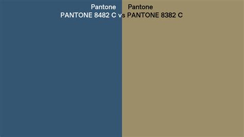 Pantone 8482 C Vs Pantone 8382 C Side By Side Comparison