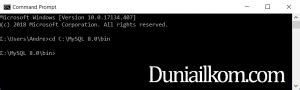 Tutorial Belajar Mysql Cara Menjalankan Mysql Client Duniailkom