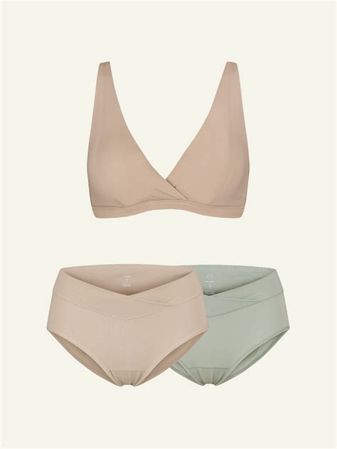 미언더 W 제로 풀컵 브라 And 브이컷 삼각 2pset 위시버킷