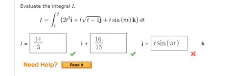 Solved Evaluate The Integral I Chegg Com