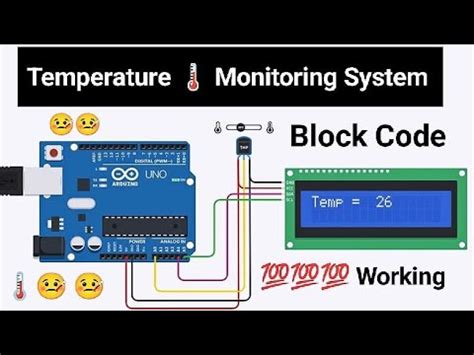 Tinkercad Temperature Sensor Lcd Temperature Arduino Project Temperature Control Tinkercad