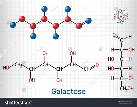 Galactose Molecular Structure