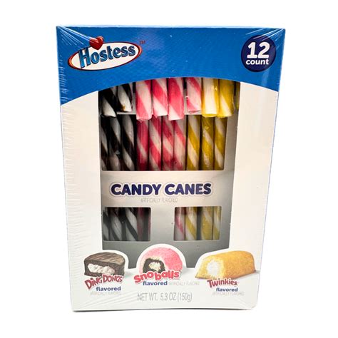 Hostess Assorted Candy Canes 5 3oz 12ct Blair Candy Company