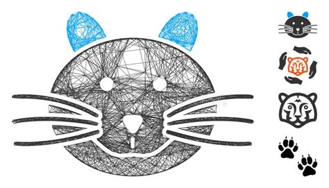 Cat Wireframe Stock Illustrations 281 Cat Wireframe Stock