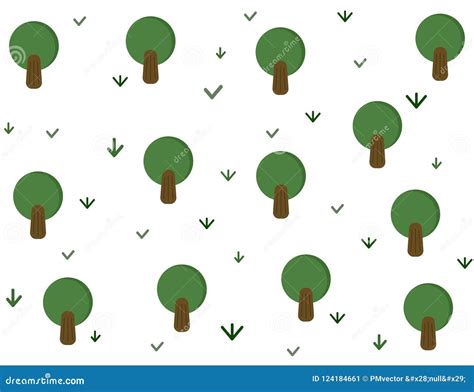 Tree Pattern Vector Design Background Stock Vector Illustration Of Astronomy Cute 124184661