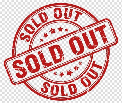Red Sold Out Stamp Computer Icons SOLD OUT Transparent Background