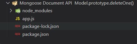 Mongoose Document Model Prototype DeleteOne API GeeksforGeeks