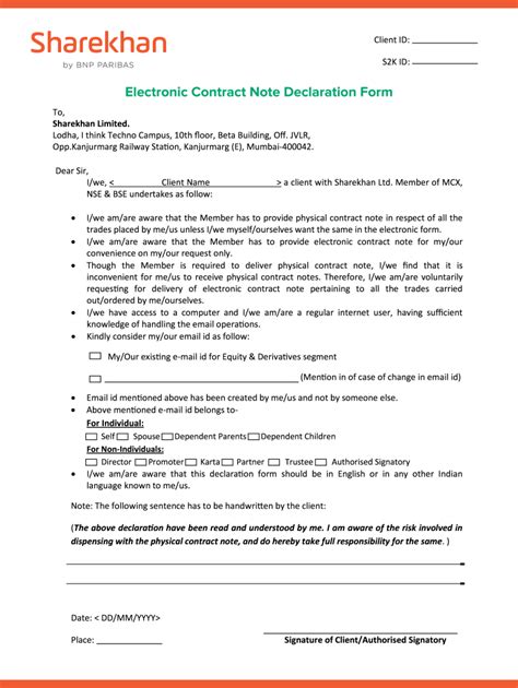 Fillable Online ECN Declaration Form Fax Email Print PdfFiller