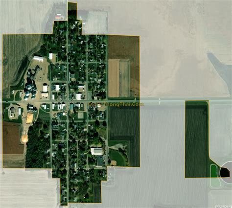 Map Of Toronto Town South Dakota Thong Thai Real