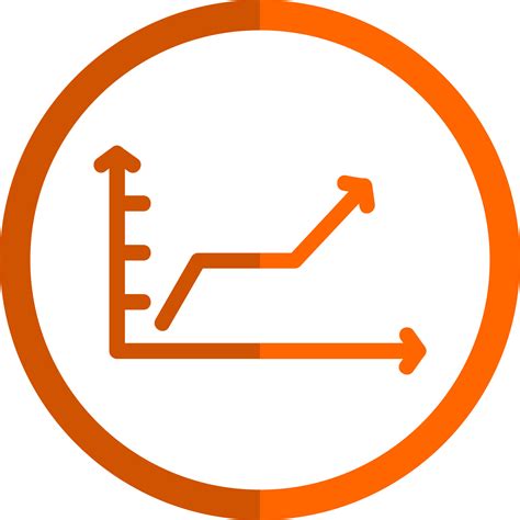 Rising Line Graph Vector Icon Design Vector Art At Vecteezy