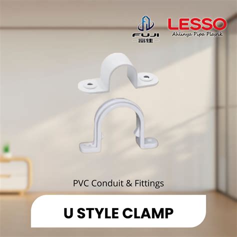 Jual Klem Lesso U Style Conduit Shopee Indonesia