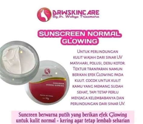 Sunscreen Normal Glowing Drw Skincare Lazada Indonesia