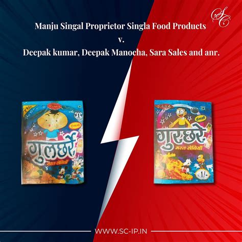 Manju Singal Proprietor Singla Food Products V Deepak Kumar Deepak Manocha Sara Sales And Anr