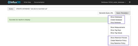 Transitioning From The Influxdb Web Admin Interface Influxdata
