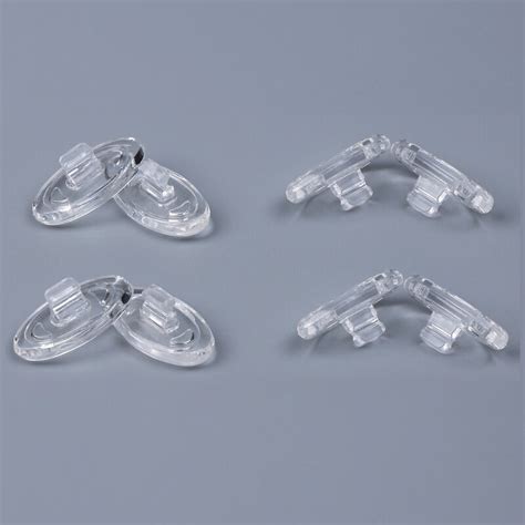 오클리 레이저 와이어 프레임 용 Eos 실리콘 고무 교체용 투명 코 패드 멀티 옵션 안경 및 액세서리