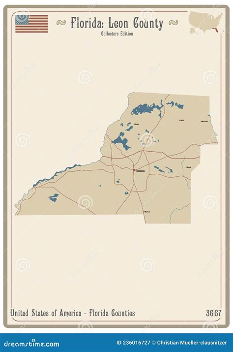 Map Of Leon County