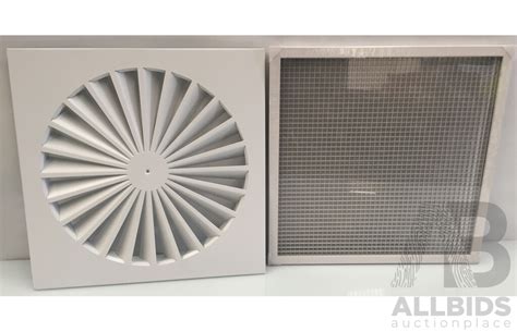 Square Swirl Diffusers Lot 1478279 Allbids