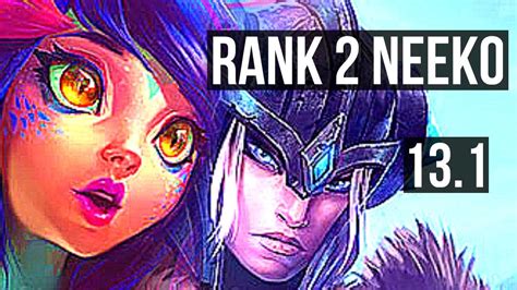 NEEKO Vs SEJUANI MID Rank 2 Neeko 300 Games KR Master 13 1