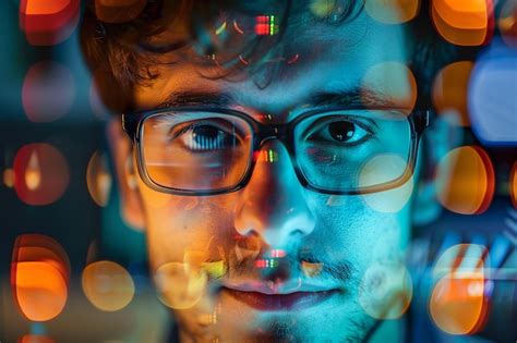 Data Scientist Working With Modern Technology Premium Ai Generated Image