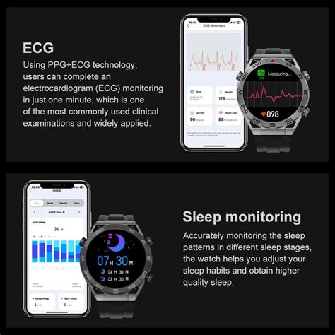Smartwatch Gps Compass Nfc Ecgppg Health Fitness Tracker Heart Monito