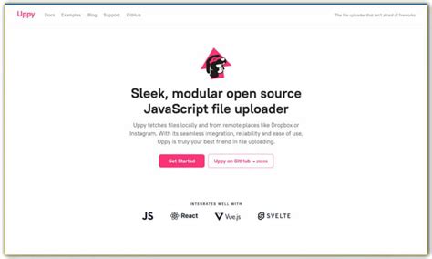 25 Best Javascript File Upload Library And Plugins Css Author