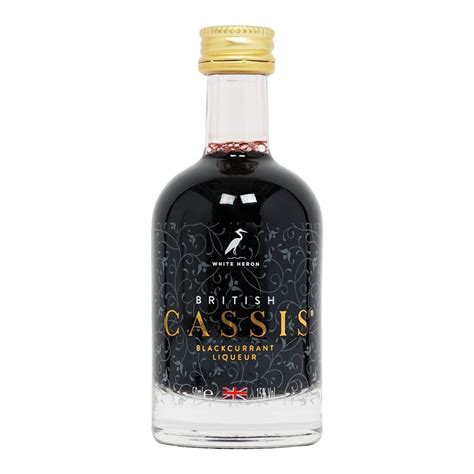 British Cassis Blackcurrant Liqueur 5cl Miniature T Ideas From The Whisky World Uk