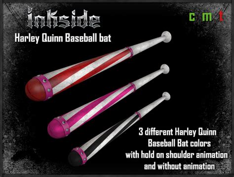 Second Life Marketplace Inkside Harley Quinn Baseball Bat