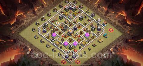 Best War Base Th11 With Link Anti Everything Hybrid 2024 Town Hall