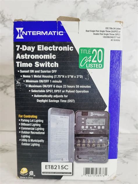 Intermatic Et8215c Onoff Et8000 Series Electronic 40 Off