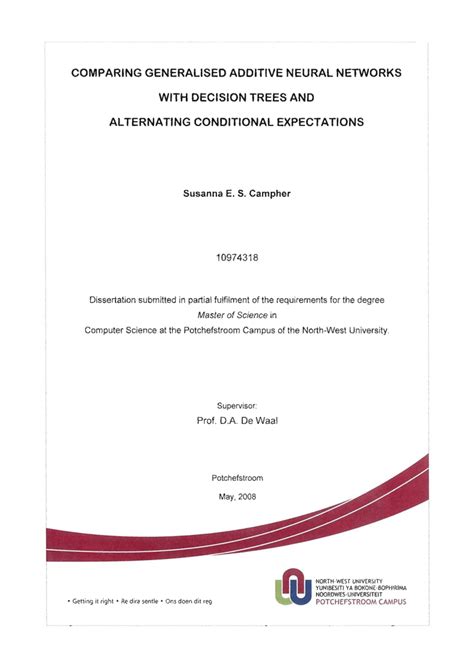 Pdf Comparing Generalised Additive Neural Networks With Decision Trees And Alternating