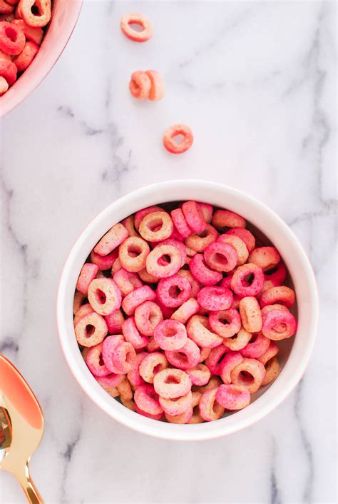 Diy Pink And Red Cheerios