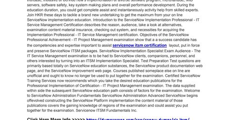 The 10 Secrets About Servicenow Itsm Certification Only A Handful Of