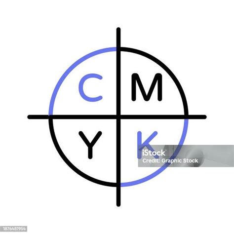 白い背景に分離されたcmykカラーパレットアイコン Cmykのベクターアート素材や画像を多数ご用意 Cmyk アイコン