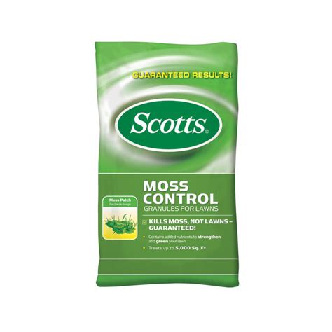 Scotts 31005a Moss Control Granules For Lawns 1837 Lbs 5000 Sq Ft