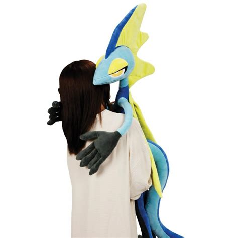 Life Size Inteleon Plush Pokemon Newspaper