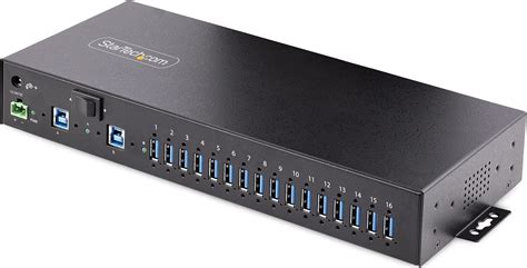 16 Port Industrial Usb 30 Hub 5gbps Metal Dinsurface