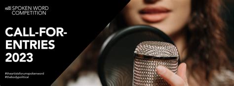 The Artists Forum Spoken Word Competition 2023