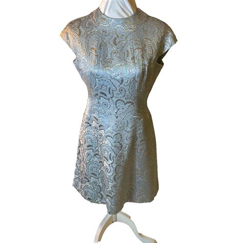 Vintage Adele Simpson John Doyle Bishop S Blue Dress Rare Mrs Maisel